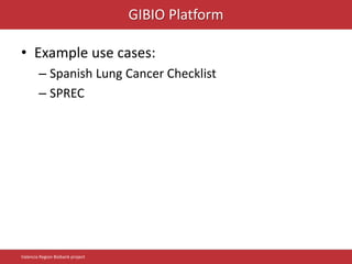 OpenEHR day 2019 valencia biobanks | PPTX