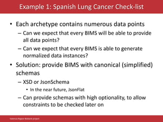 OpenEHR day 2019 valencia biobanks | PPTX