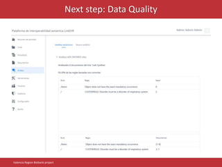 OpenEHR day 2019 valencia biobanks | PPTX