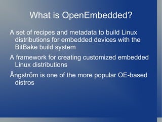 OpenEmbedded | PPT