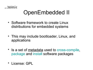 OpenEmbedded & BitBake - Denx | PPT