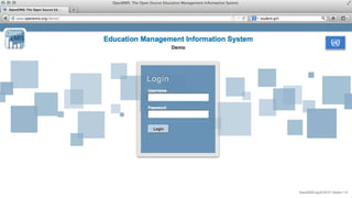 OpenEMIS - Open Source Education Management Information System | PPTX