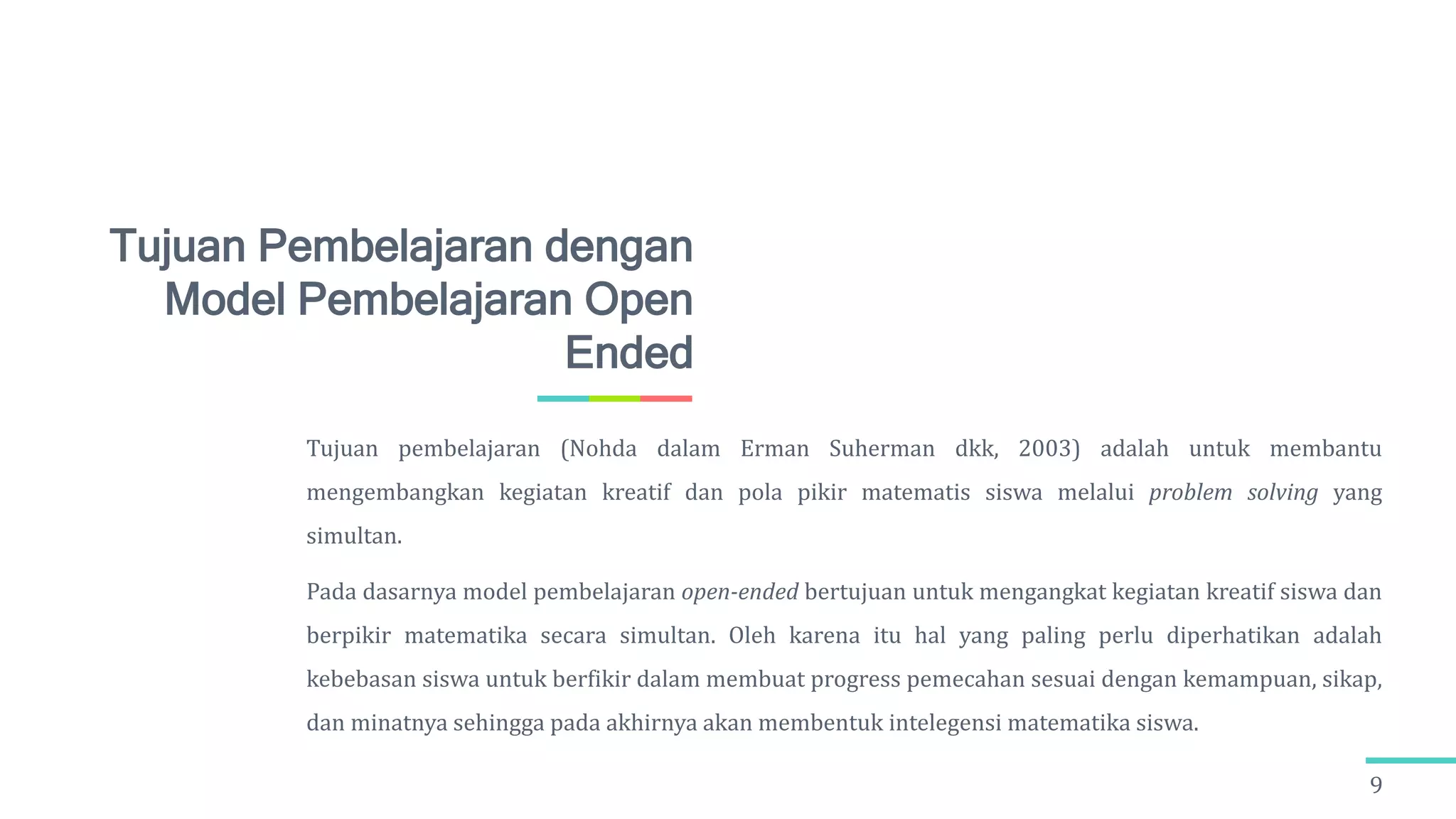 Open Ended Learning | PPT
