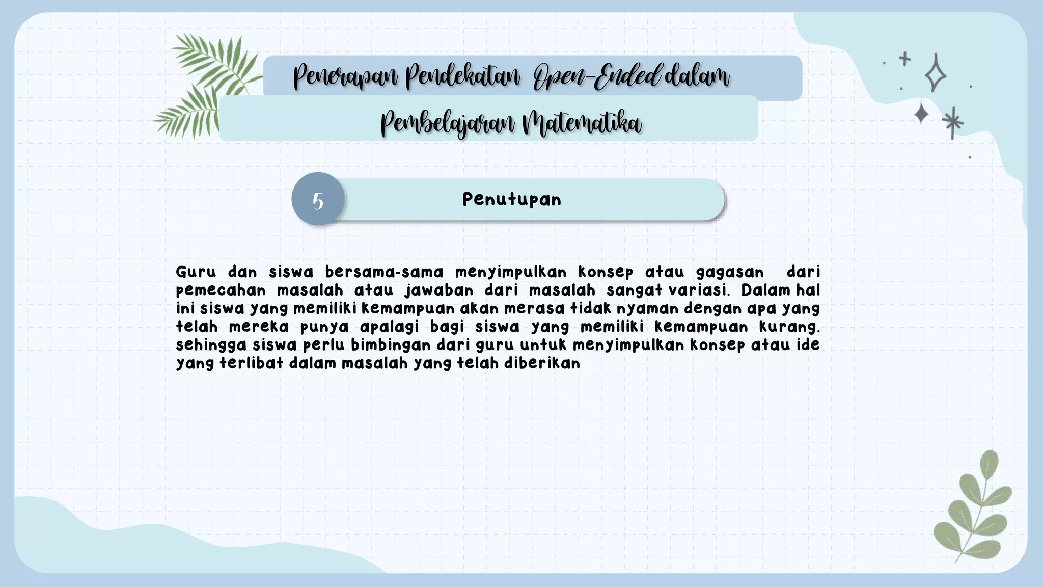 Open Ended_Matematika SMP.pptx