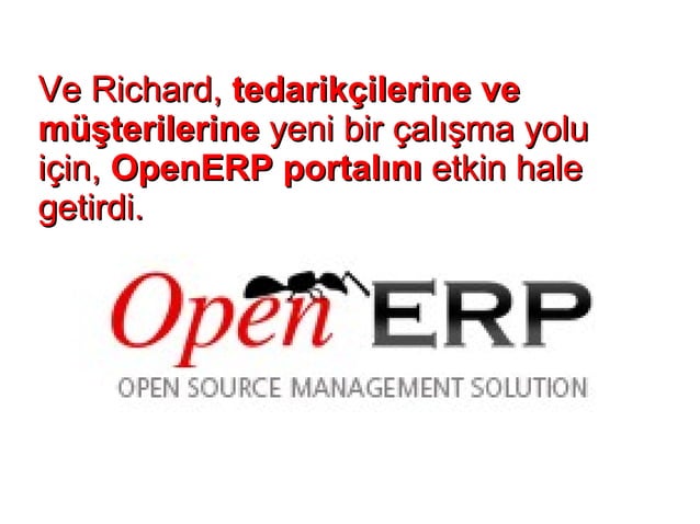 OpenERP Basari Hikayeleri | PPT