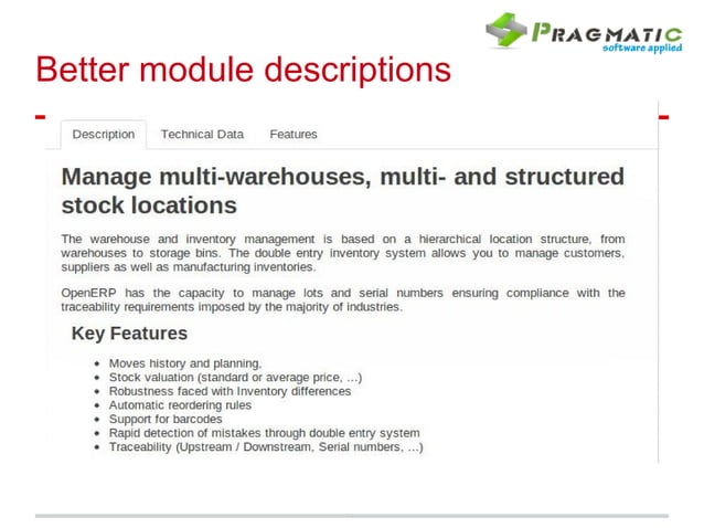Open Erp Version 7 Functional And Technical Overview Ppt 