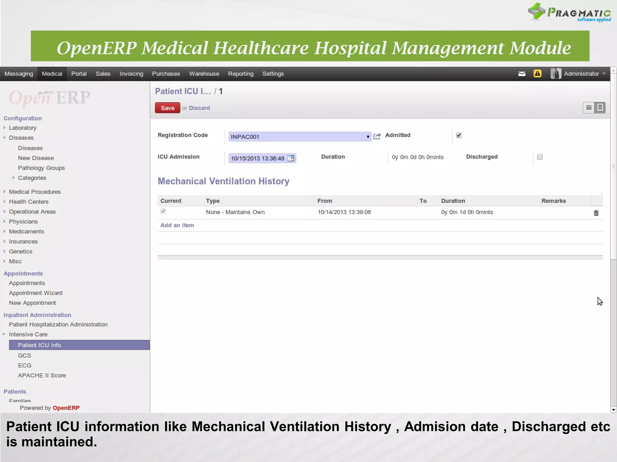 Odoo OpenERP 7 Medical Healthcare and Hospital Management System | PPT