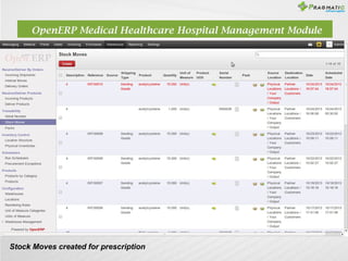 Odoo OpenERP 7 Medical Healthcare and Hospital Management System | PPT