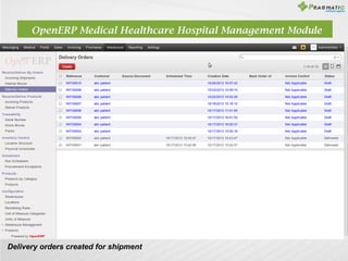 Odoo OpenERP 7 Medical Healthcare and Hospital Management System | PPT