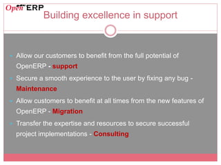 OpenERP - Enterprise Services | PPT