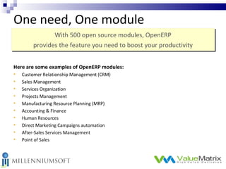 Open erp general presentation vm india | PPT