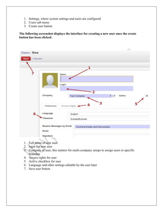 How to Add / Delete User in OpenERP | PDF