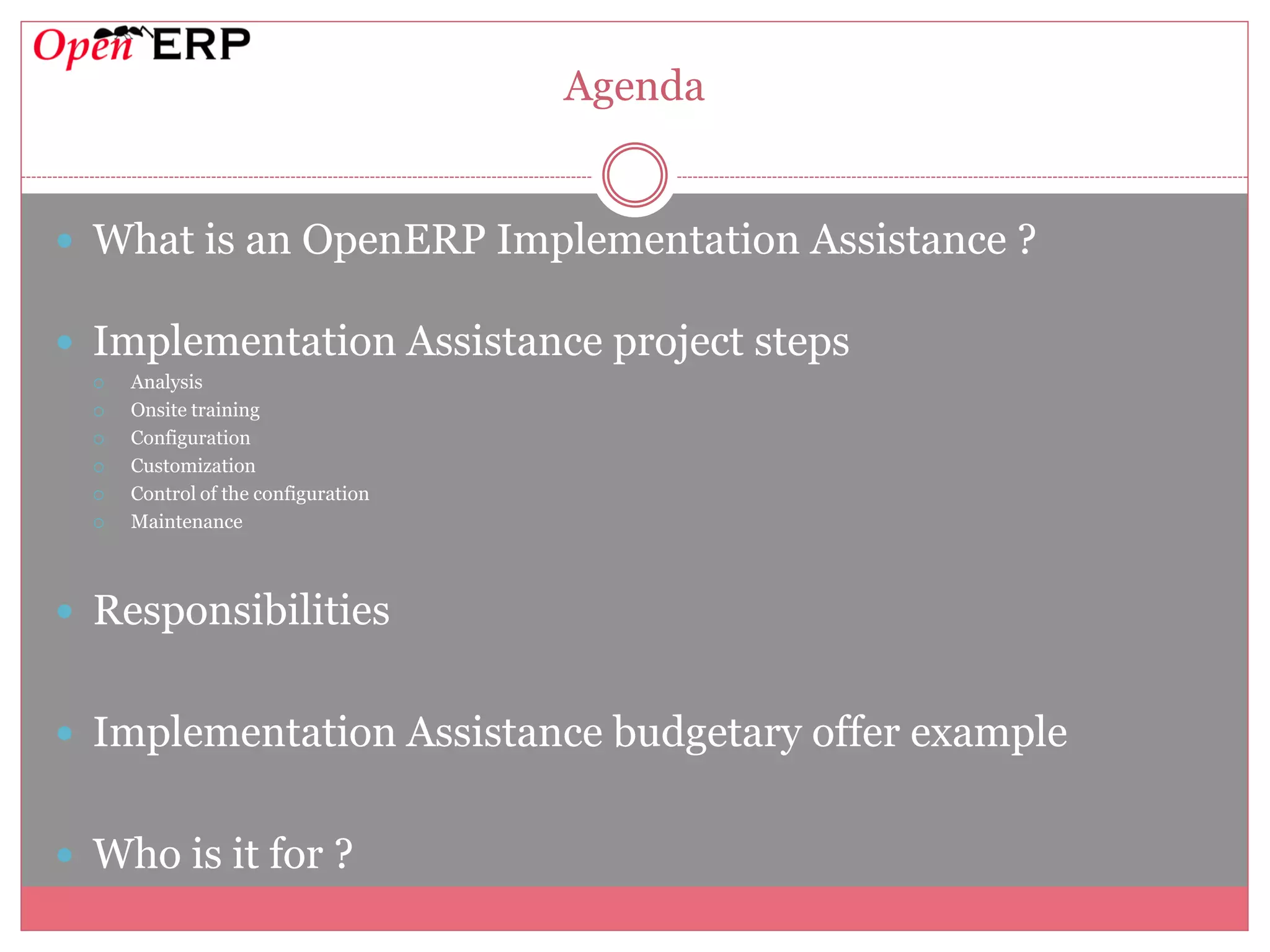 OpenERP Implementation Assistance - Customers | PPT
