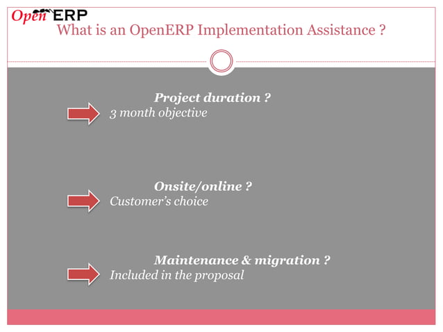 OpenERP Implementation Assistance - Customers | PPT