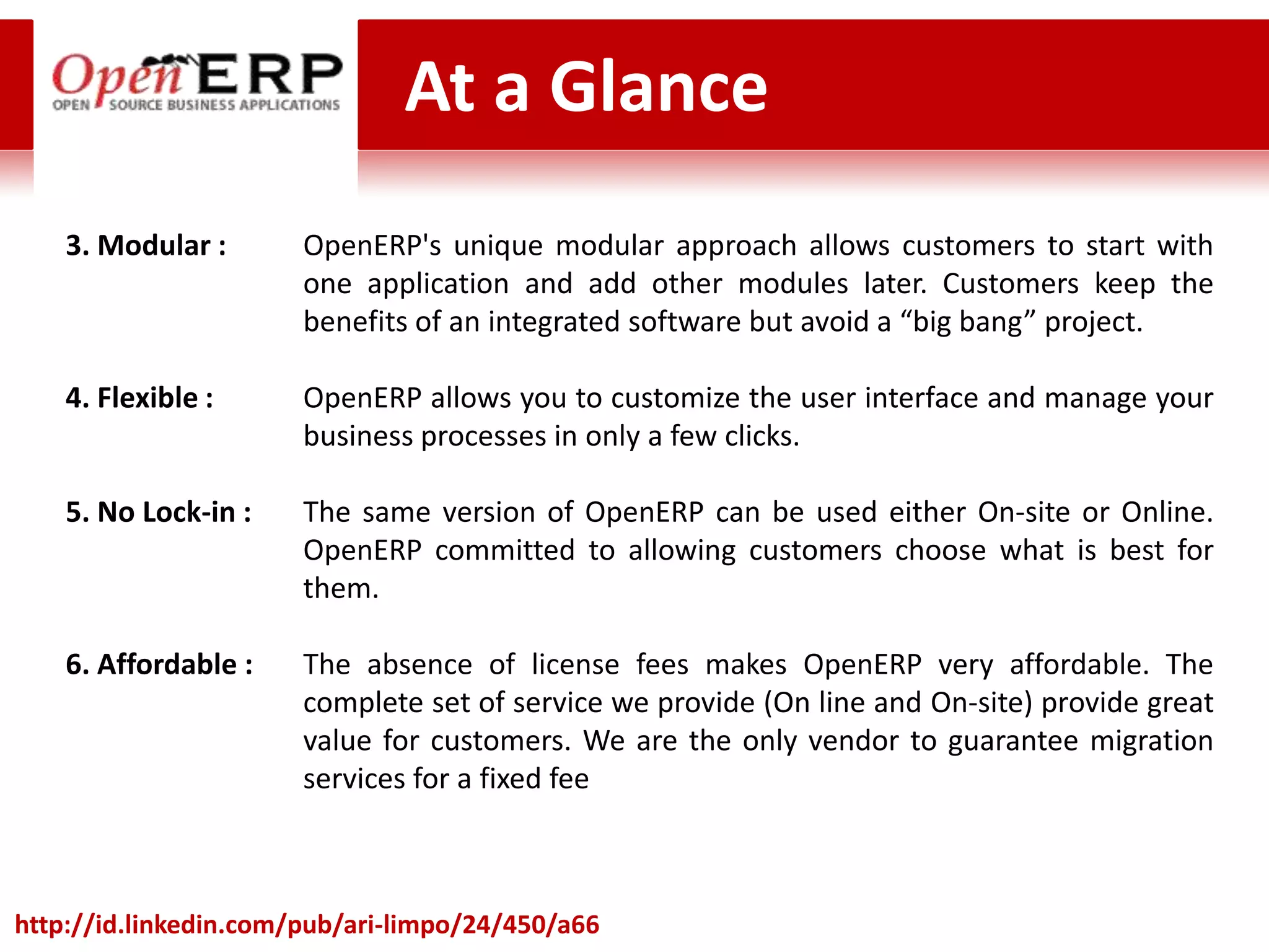 What is OpenERP ? | PPTX | Shareware and Freeware | Computer Software ...