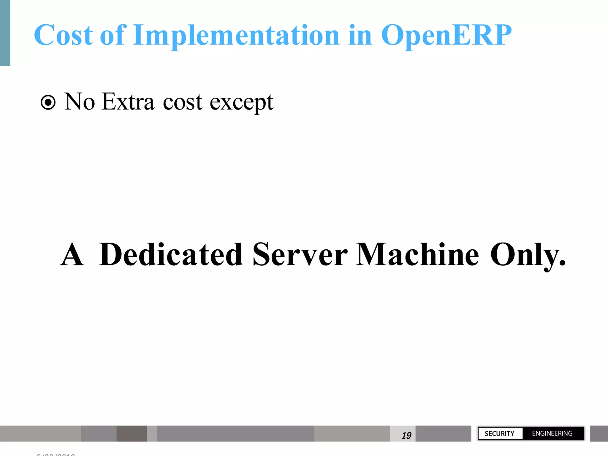 Motivation to ERP Solution and OpenERP | PDF