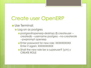 Open erp on ubuntu | PPT
