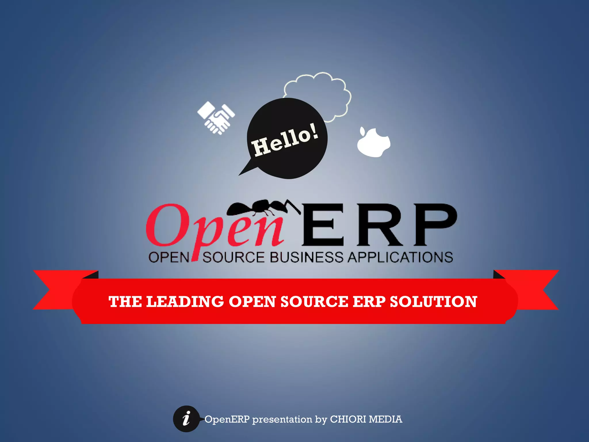 Open erp presentation by chiori media | PPT