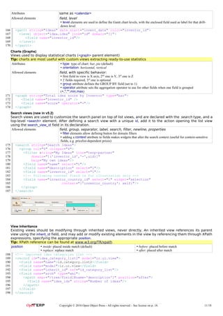 OpenERP Technical Memento | PDF