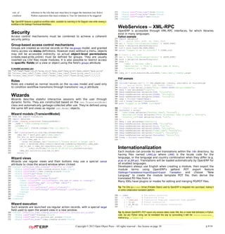 OpenERP Technical Memento V0.7.3 | PDF