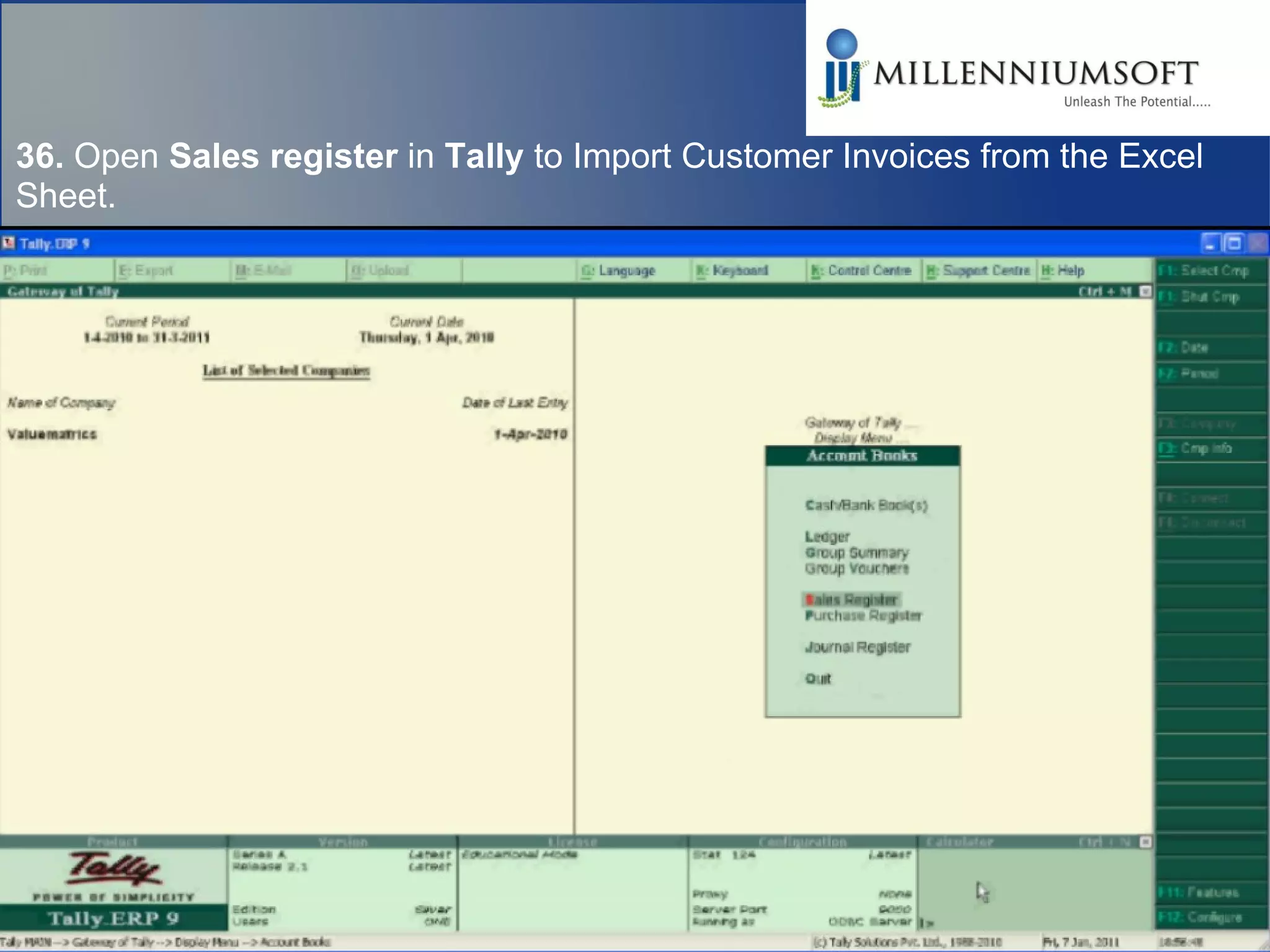 Open erp to tally interface | PPT
