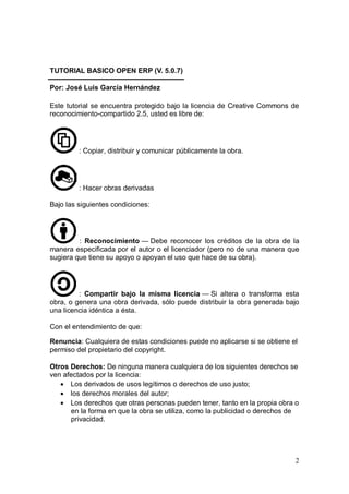 Open erp tutorial_basico | PDF