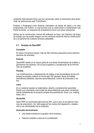 Open erp tutorial_basico | PDF