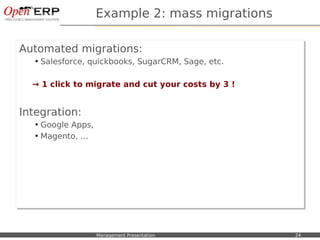 OpenERP Vision Fabien Pinckaers | PDF