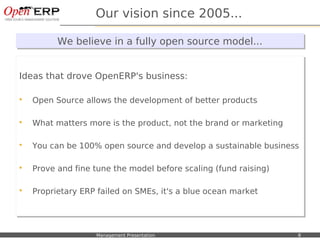 OpenERP Vision Fabien Pinckaers | PDF