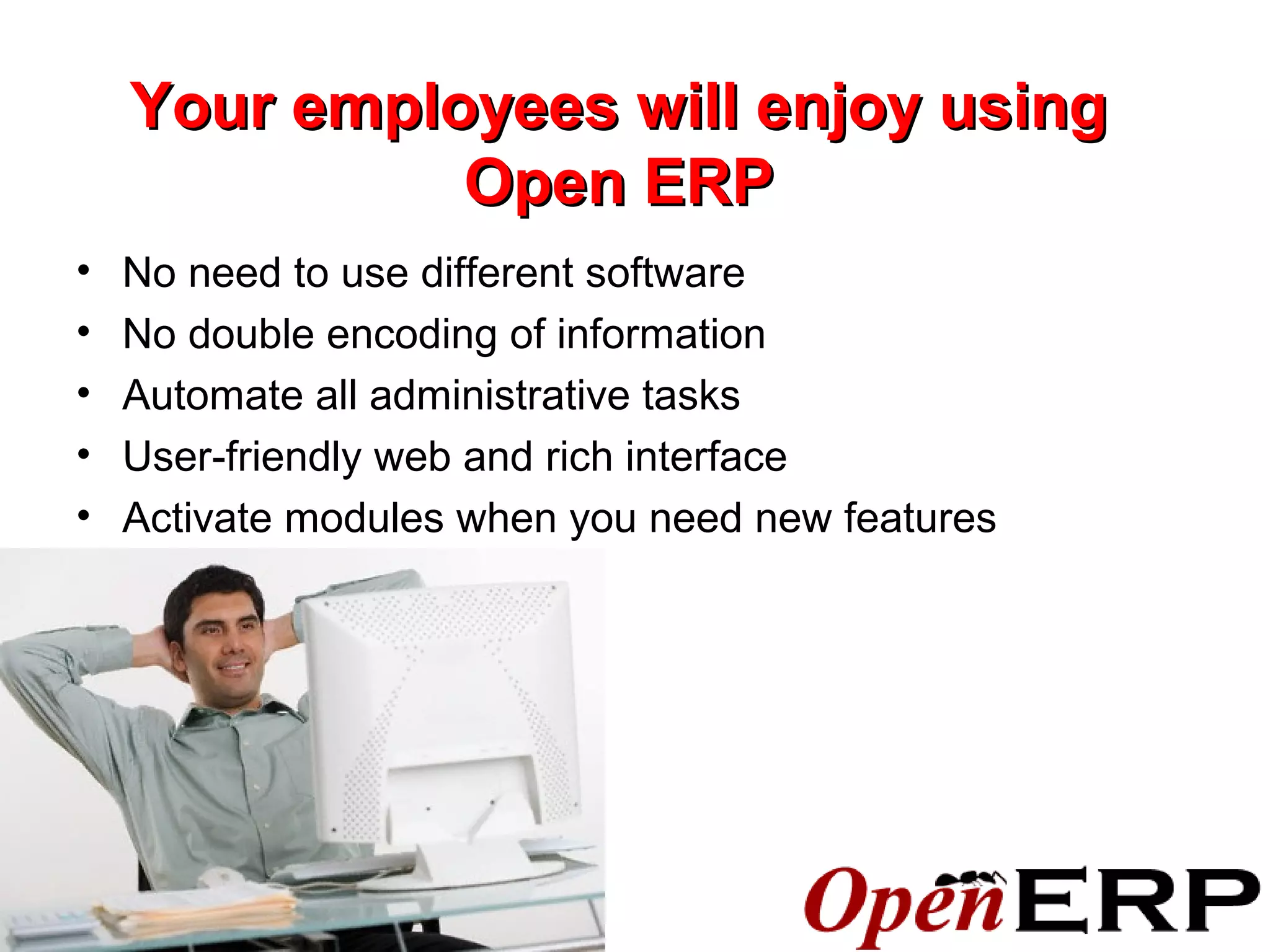 Open erp wiki presentation | PPT