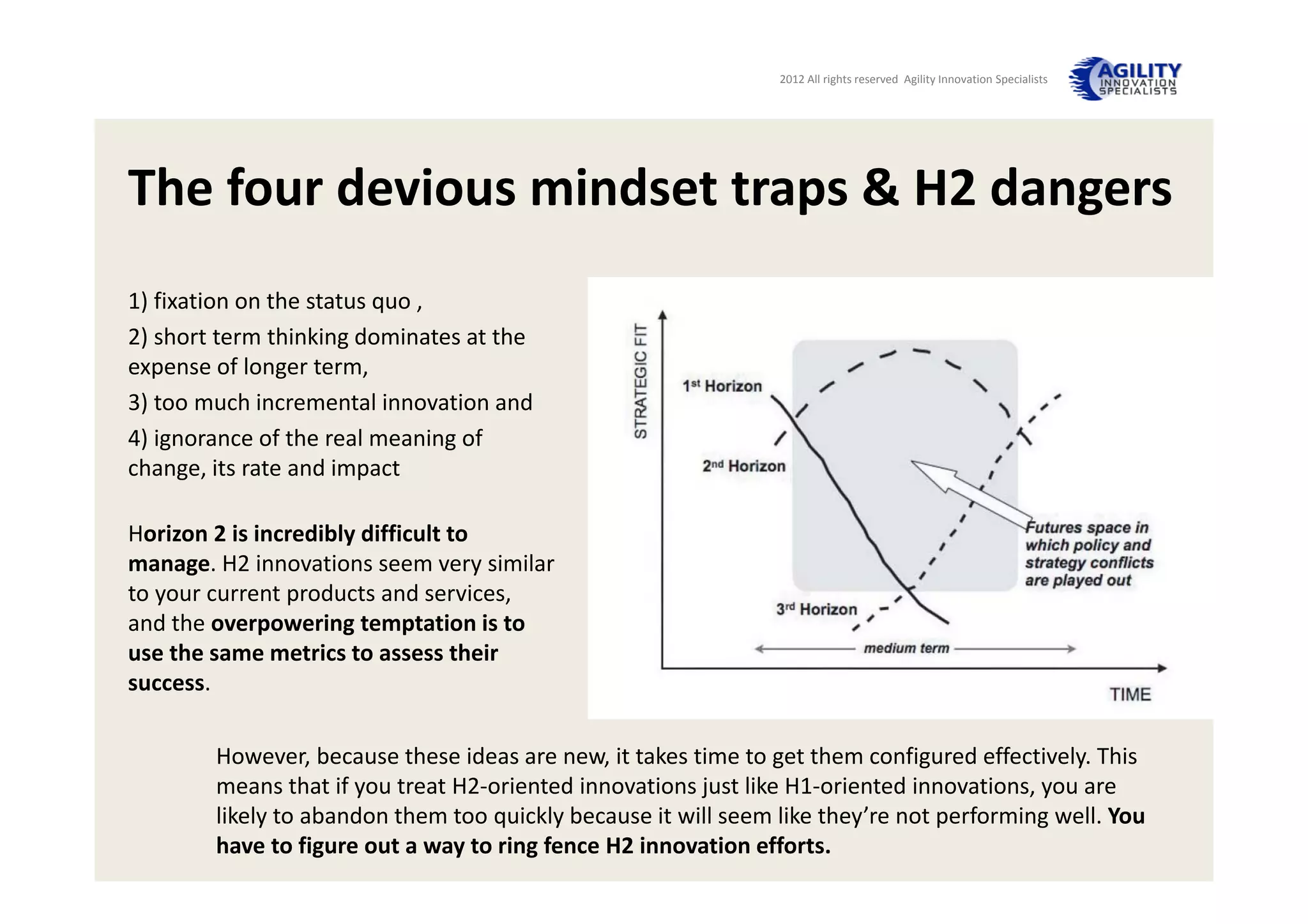 Opener to the three horizons for innovation | PDF