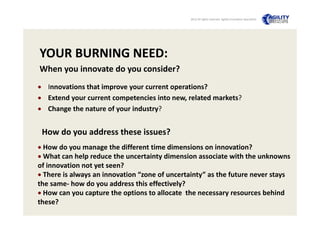Opener to the three horizons for innovation | PDF