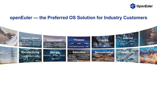 openEuler Community Overview - a presentation showing the current scale | PPT