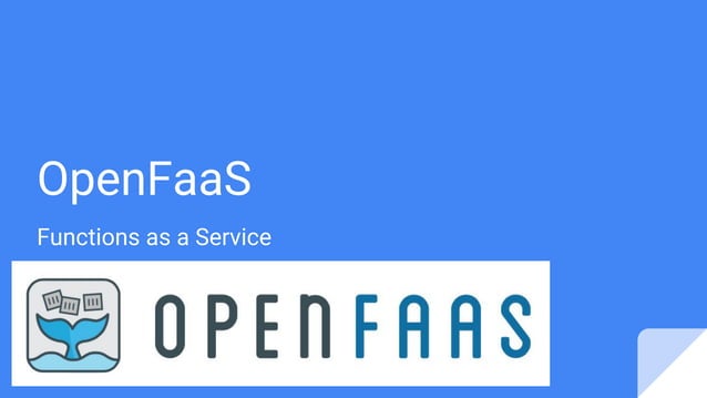 OpenFaaS | PPT