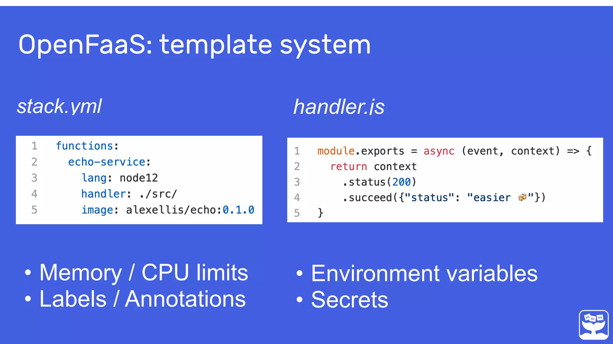 NATS Connect Live | Serverless on Kubernetes with OpenFaaS & NATS | PPT