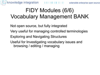 OpenFIDY Module & Architecture Overview | ODP