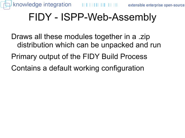 OpenFIDY Module & Architecture Overview | ODP