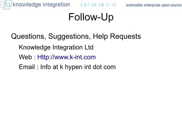 OpenFIDY Module & Architecture Overview | ODP