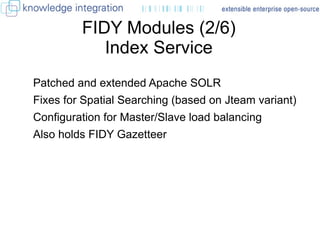 OpenFIDY Module & Architecture Overview | ODP