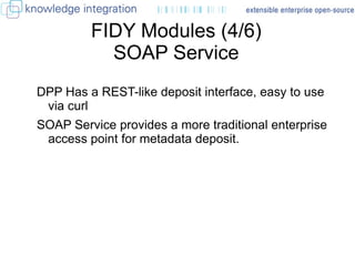 OpenFIDY Module & Architecture Overview | ODP