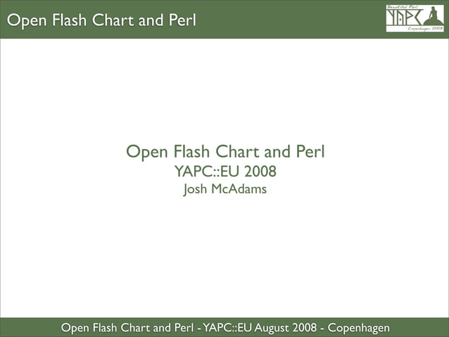 Open Flash Chart And Perl | PDF