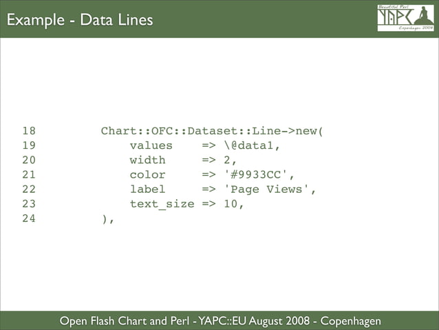 Open Flash Chart And Perl | PPT