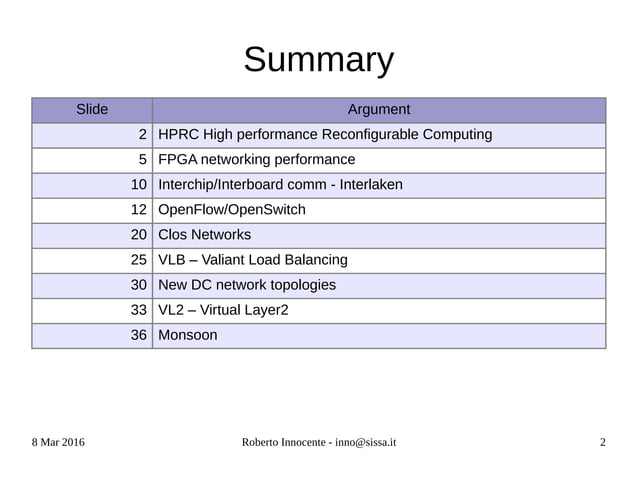 An FPGA for high end Open Networking | PPT