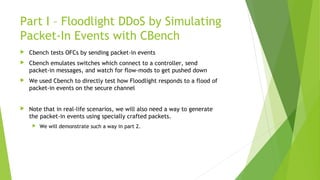 Floodlight OpenFlow DDoS | PPT