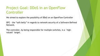 Floodlight OpenFlow DDoS | PPT