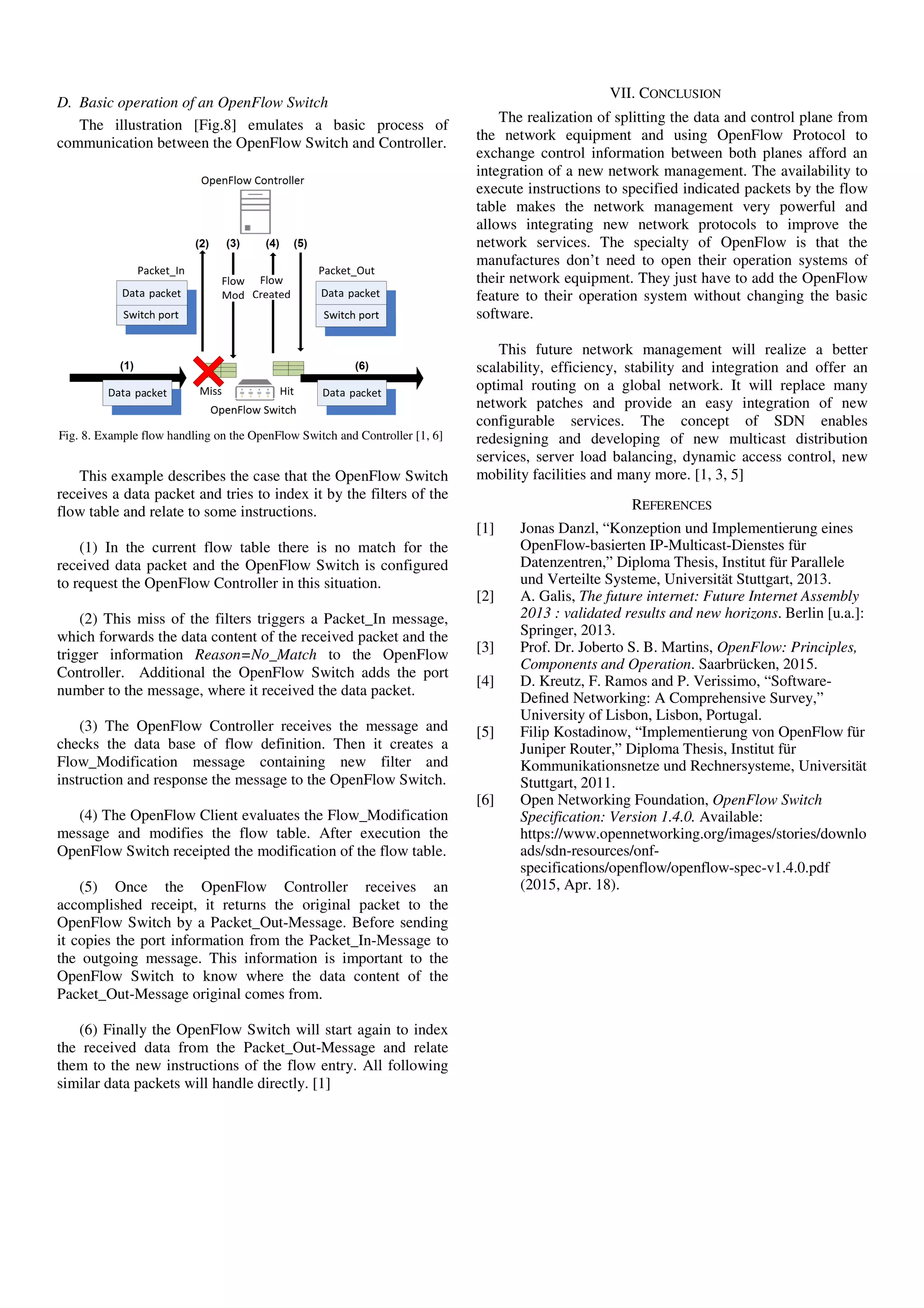 SDN - OpenFlow protocol | PDF
