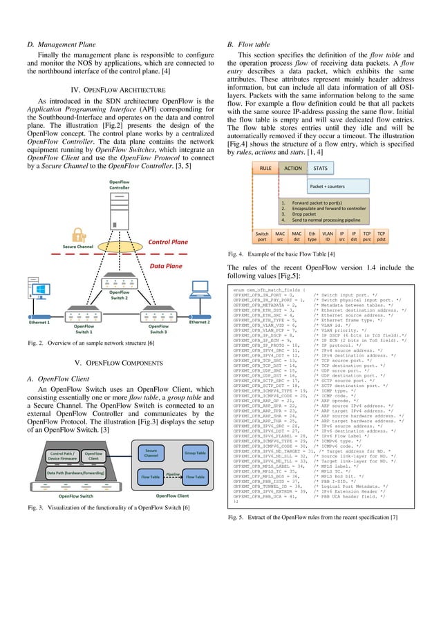 SDN - OpenFlow protocol | PDF