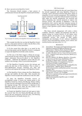 SDN - OpenFlow protocol | PDF