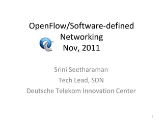 OpenFlow tutorial | PPT