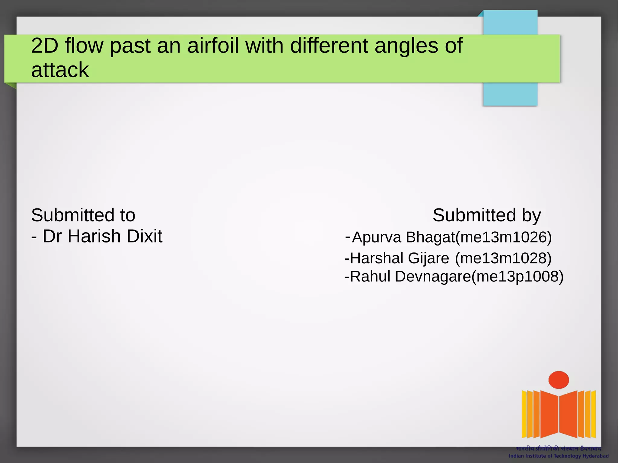 Openfoam analysis of flow over aerofoil | PDF | Technology & Computing